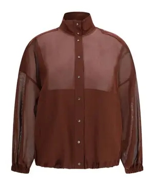 Brunello Cucinelli Monili Sheer Jacket - No