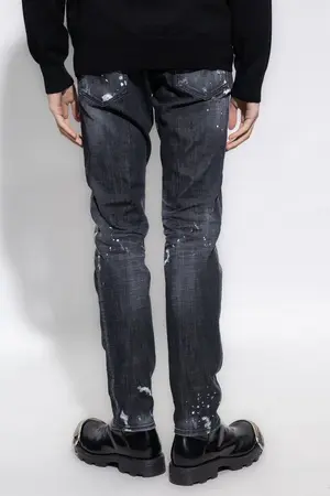 Dsquared2 Straight-leg Distressed Jeans - Black