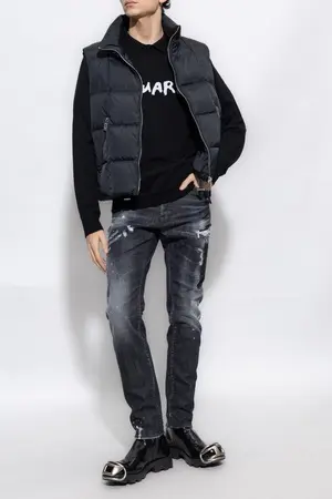 Dsquared2 Straight-leg Distressed Jeans - Black