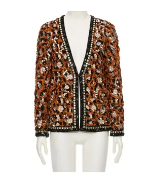 Valentino Garavani V-neck Long-sleeved Jacket - Multicolor