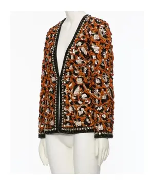 Valentino Garavani V-neck Long-sleeved Jacket