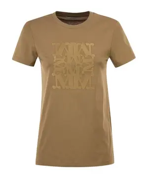 Max Mara Giovane Monogram T-shirt - Brown