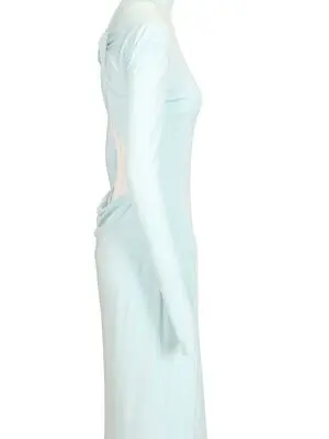 TOM FORD Long-sleeved Open-back Gown - White