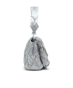 DIESEL® Charm-d Shoulder Bag - Silver