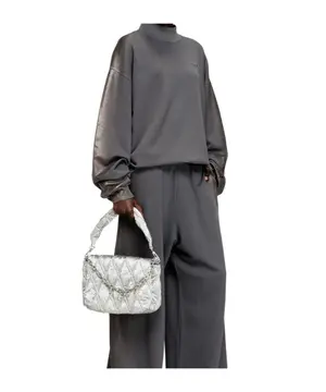 DIESEL® Charm-d Shoulder Bag - Silver