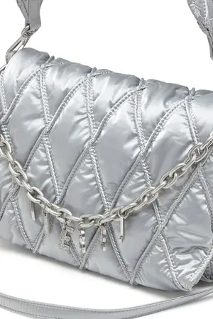 DIESEL® Charm-d Shoulder Bag - Silver