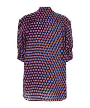 Dries Van Noten Polka Dot Collared Short-sleeved Shirt