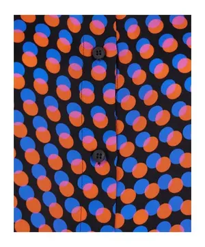 Dries Van Noten Polka Dot Collared Short-sleeved Shirt