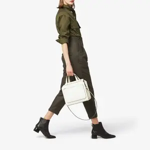 VALEXTRA Passepartout Top-handle Tote Bag - White