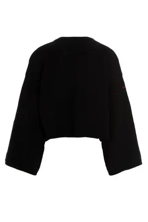 Raf Simons Logo Intarsia Wool Jumper