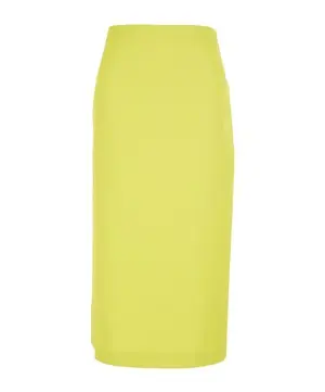 TWINSET Logo Plaque Zipped Skirt