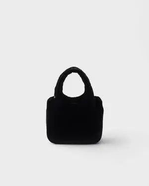 Prada Padded Velvet Mini Handbag With Chain Strap