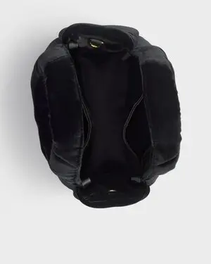 Prada Padded Velvet Mini Handbag With Chain Strap