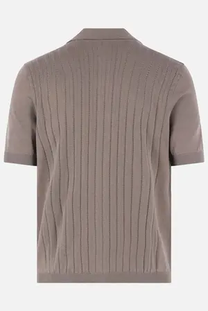 Brunello Cucinelli Short-sleeved Collared Cardigan