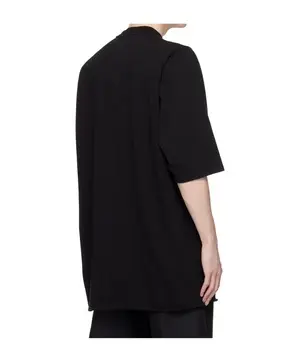 Rick Owens Temple Jumbo Crew Neck T-shirt - Black