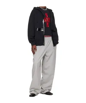 Vetements Taped Zip-up Hoodie