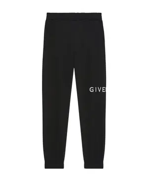 Givenchy Logo Printed Rear-welt Pocketed Track Pants - Black