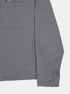 Fendi Ff Logo Plaque Zip-up Blouson Jacket - Black