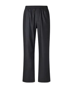 Celine Cashmere Flannel Trousers - Black