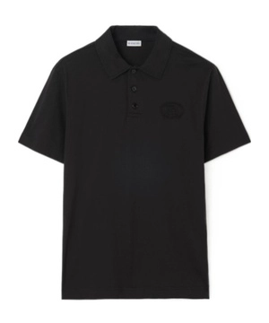 Burberry Logo Embroidered Short Sleeved Polo Shirt