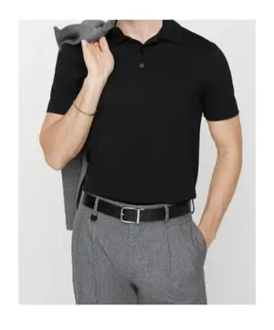 Burberry Logo Embroidered Short Sleeved Polo Shirt