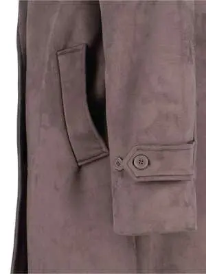 THE FRANKIE SHOP Pembroke Double-breasted Coat - Gray