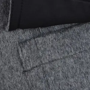 Burberry Hooded Overcoat With Horn Buckle Detail - Gray