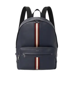 Bally Zippered Backpack - Navy Blue