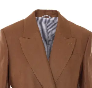 Brunello Cucinelli Double Breasted Jacket - Brown