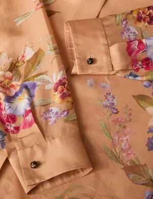 Zimmermann Patience Relaxed Shirt With Floral Print