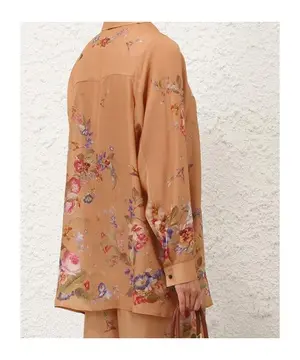 Zimmermann Patience Relaxed Shirt With Floral Print