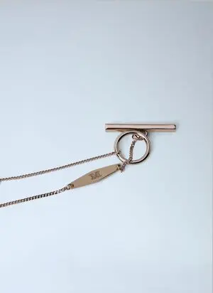 Max Mara Gourd-shaped Pendant Necklace
