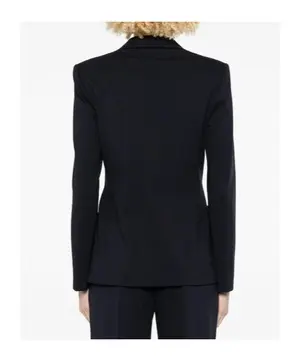 Harris Wharf London Notched Lapel Double-breasted Blazer