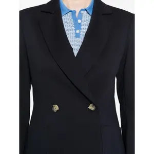 Harris Wharf London Notched Lapel Double-breasted Blazer