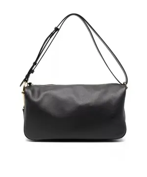 Gucci Half Horsebit Large Shoulder Bag - Black