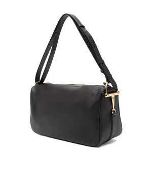 Gucci Half Horsebit Large Shoulder Bag - Black