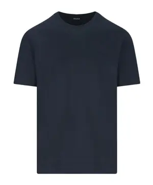 Zegna Crew-neck Short-sleeve T-shirt - No