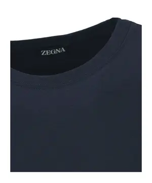 Zegna Crew-neck Short-sleeve T-shirt - No