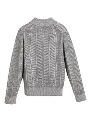 Brunello Cucinelli Ribbed Zip-up Cardigan