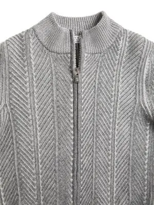 Brunello Cucinelli Ribbed Zip-up Cardigan