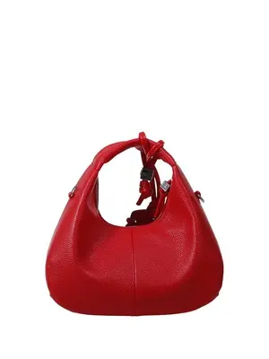 GANNI Mini Hobo Eyelet Tote Bag - Red