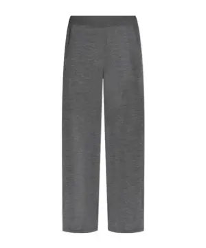 ANINE BING Ribbed Pocket Trousers - Gray
