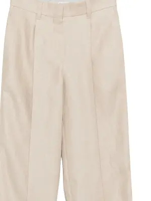 Brunello Cucinelli Pleated Wide-leg Trousers