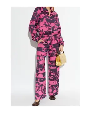 Dries Van Noten Printed Long Sleeve Casual Jacket