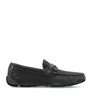 FERRAGAMO Horsebit Loafers - Grey