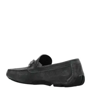 FERRAGAMO Horsebit Loafers - Grey