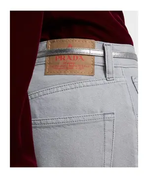 Prada Washed Denim Jeans - Grey
