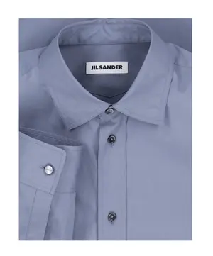 JIL SANDER Classic Long-sleeve Shirt - Blue