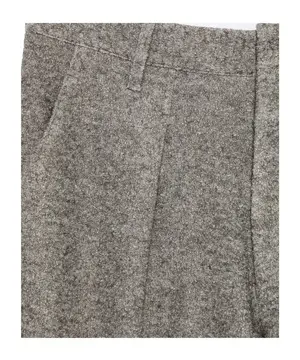 RANRA Pleated Cuffed Trousers