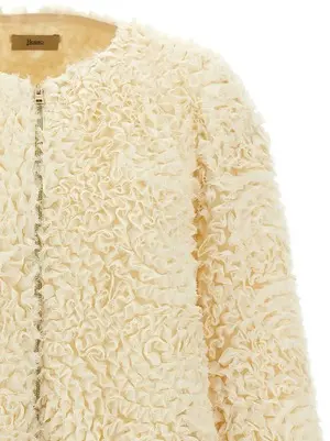 Herno Mini Ruffle Tulle Jacket